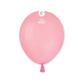 5" Gemar Pink 057 Latex Balloons 50ct