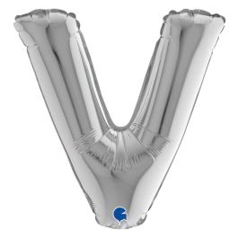 14" Grabo Silver Letter V