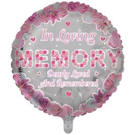 In Loving Memory - Pink 18" Round
