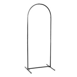 Metal Arch Frame With Stand White 2m